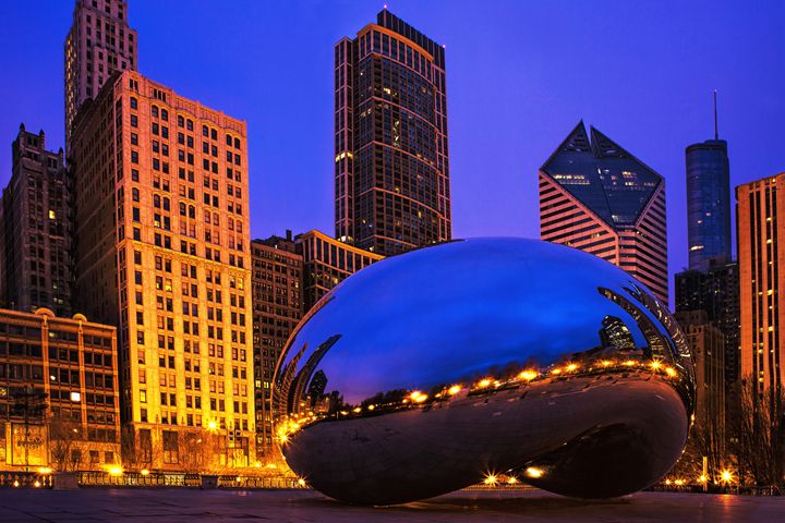 Chicago's Bean at Twilight - Vision & Light Photography - Photography ...