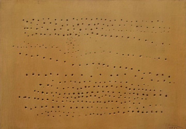 Concept Spatiale - 1950 - Lucio Fontana - Paintings & Prints, Abstract ...