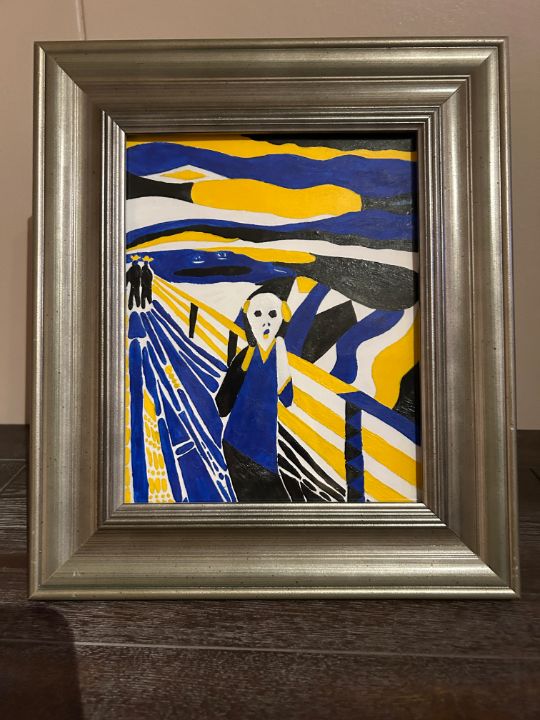 Deconstruction of The Scream - Studio Jess’s Art - Paintings & Prints ...