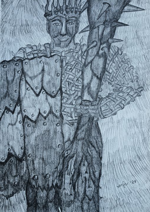 Tree warrior - Passionate Artyst - Drawings & Illustration, Fantasy ...