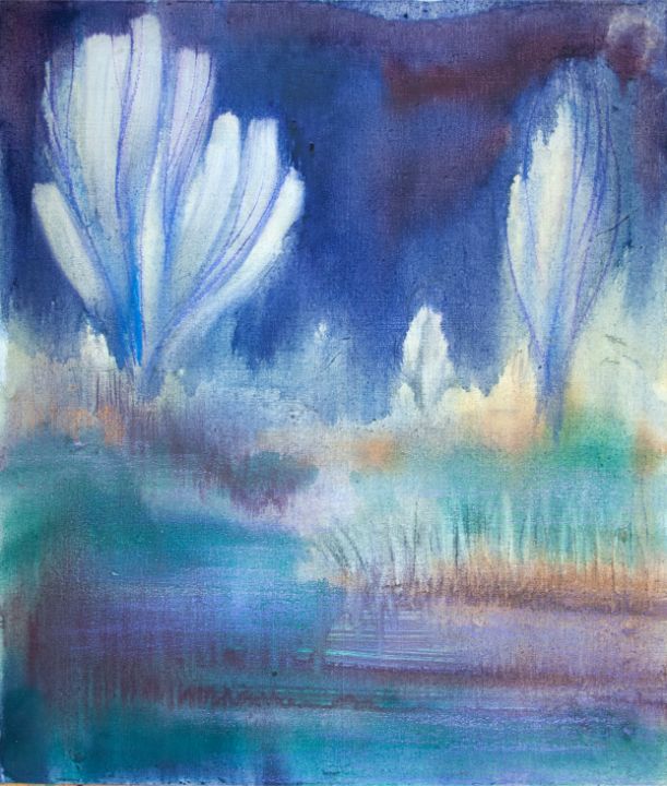 Fog - Gergana Balabanova - Paintings & Prints, Landscapes & Nature ...