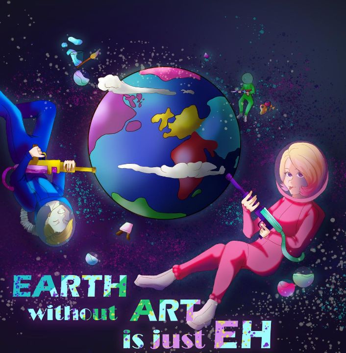 Earth without Art is just 'Eh' - Beesan Studios - Digital Art & AI ...