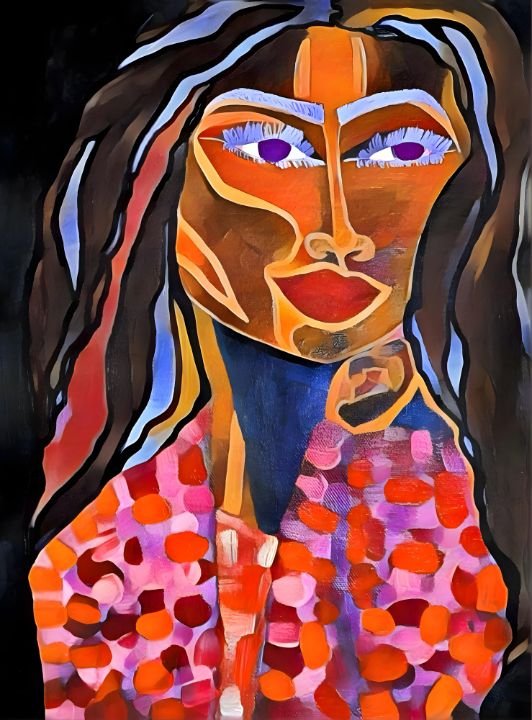 COOL GYAL - Harmonious Visions - Paintings & Prints, People & Figures ...