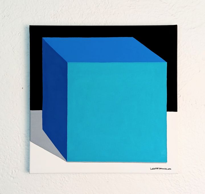 Blue Box - Mathew LoStracco Fine Art - Paintings & Prints, Abstract ...