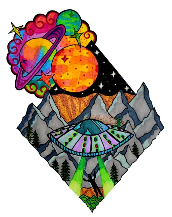 Alien Invasion - Art by Rory - Drawings & Illustration, Landscapes ...