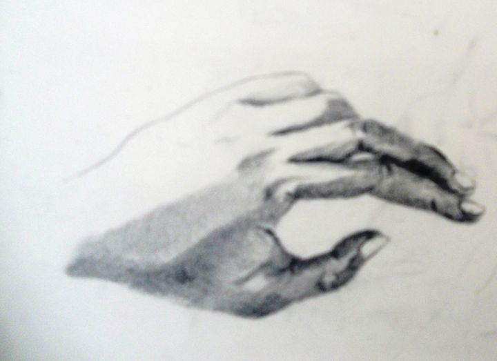 The Thinking Hand - Gagan's Art - Drawings & Illustration, People ...