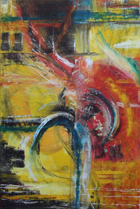 Refinery - Janet Herr - Paintings & Prints, Abstract, Color - ArtPal