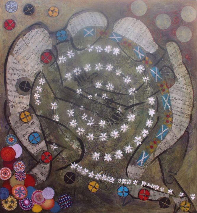 It's All About Time - Janet Herr - Paintings & Prints, Abstract ...