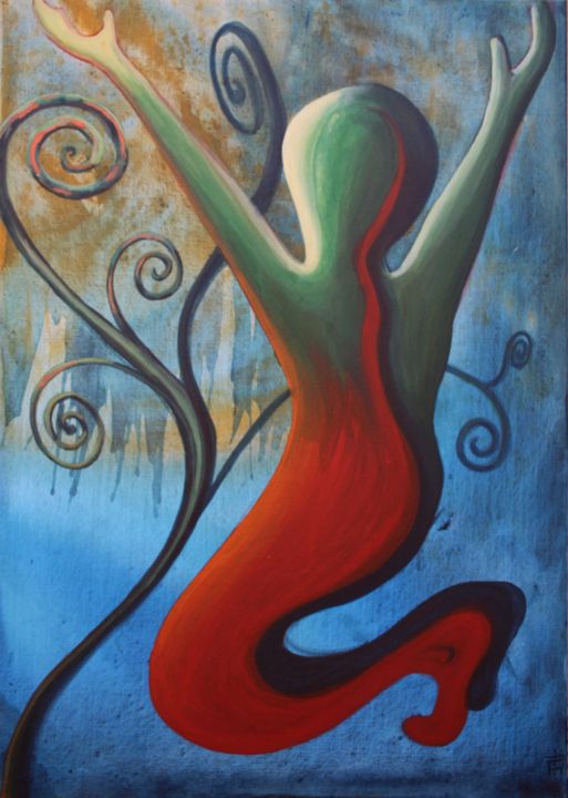 Grateful - Janet Herr - Paintings & Prints, People & Figures, Other ...