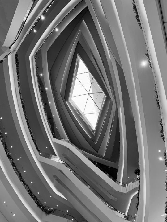 Inside a Modern Mall Black and White - RMB Photography - Photography ...