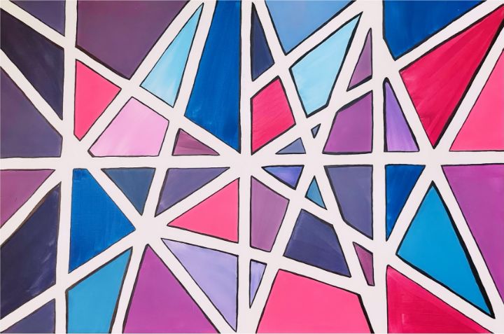 Geometric Shapes - Jessica's Artistry - Paintings & Prints, Abstract ...