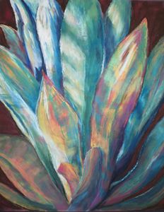 Blue Agave Painting