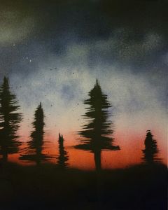 Texas Sunset 2 - Texas Pi - Paintings & Prints, Landscapes & Nature ...