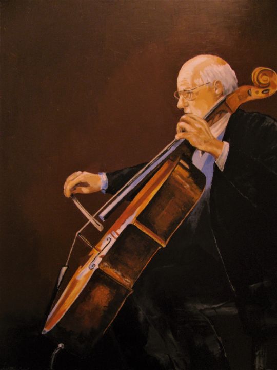 Rostropovich - Patrick Bornemann - Paintings & Prints, People & Figures ...