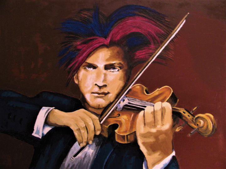 Yehudi Menuhin - Patrick Bornemann - Paintings & Prints, People ...
