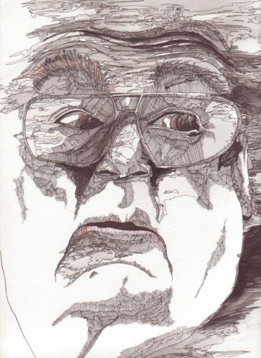 The Chief - Charles Lees Gallery - Drawings & Illustration, People ...