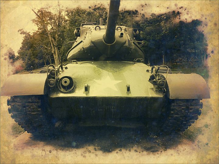 U.S. Army Tank - Frozen Face - Digital Art, Politics & Patriotism ...