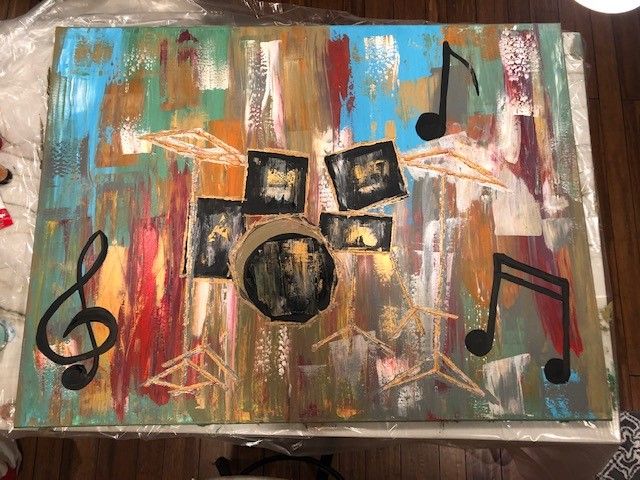 Dancing Drums - Kate Kettle - Paintings & Prints, Entertainment, Music ...