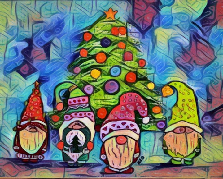 Christmas Homies - KEOSART - Digital Prints - Digital Art & AI ...