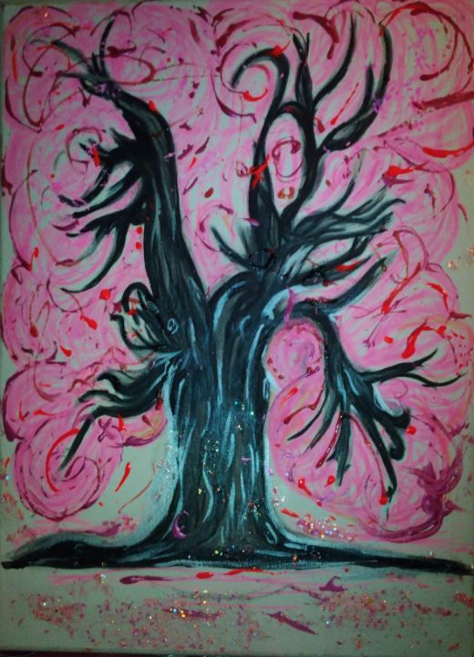 Hope Tree - Just Simple Art - Paintings & Prints, Abstract, Landscape ...