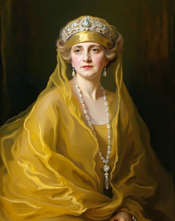 Majesty in Golden Grace - Vincent Art - Digital Art & AI, People ...