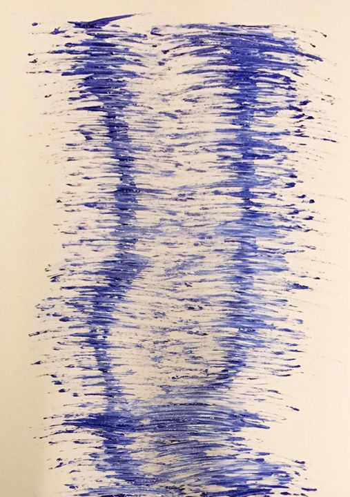 Couple In Love - Sharone Perlstein - Paintings & Prints, Abstract ...