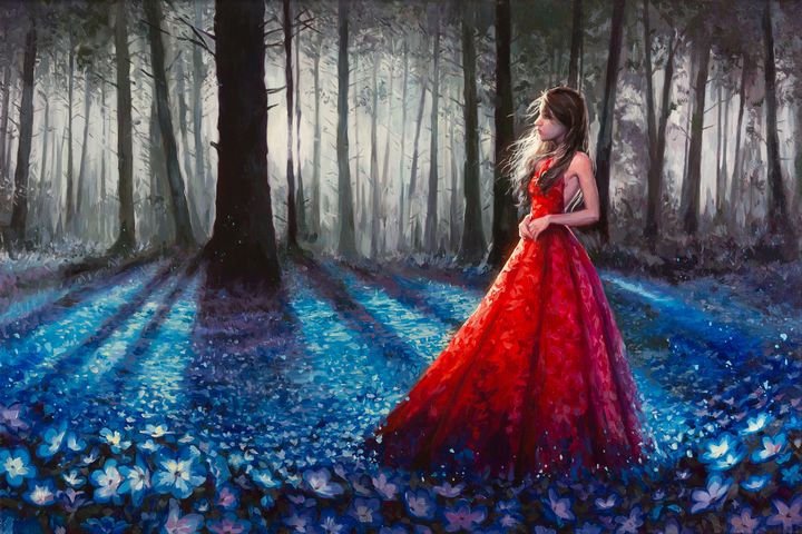 SsSea of Azure - Max Feng - Paintings & Prints, Fantasy & Mythology ...