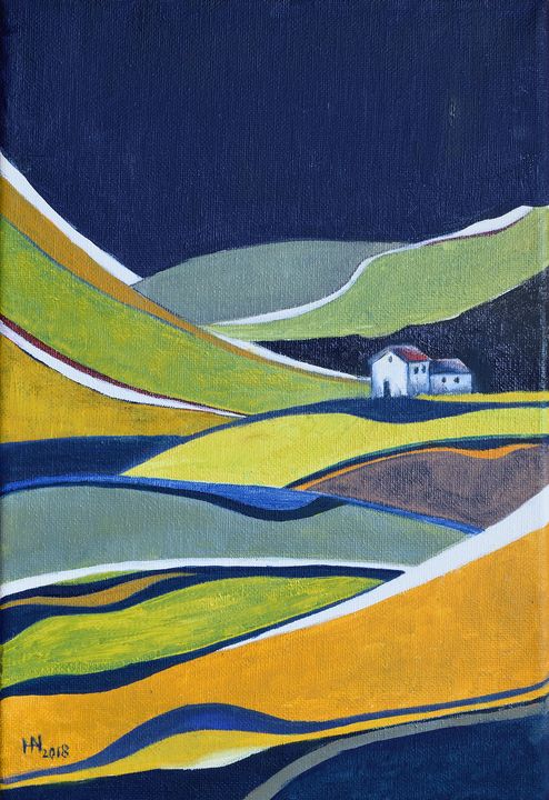 Midnight moods - Aniko Hencz art - Paintings & Prints, Abstract ...