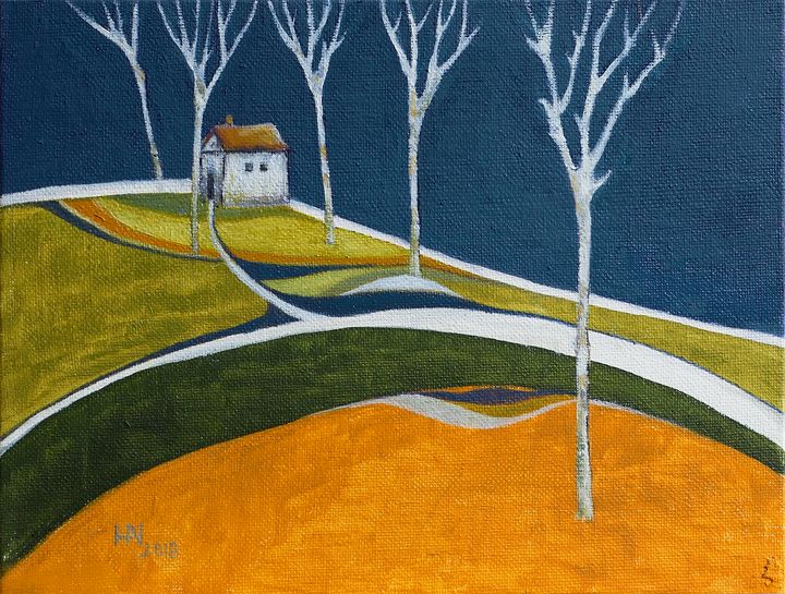One of the quiet nights - Aniko Hencz art - Paintings & Prints ...