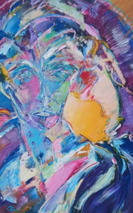 Woman SAVE $2,940 - Kate Johnson - Paintings & Prints, Abstract ...