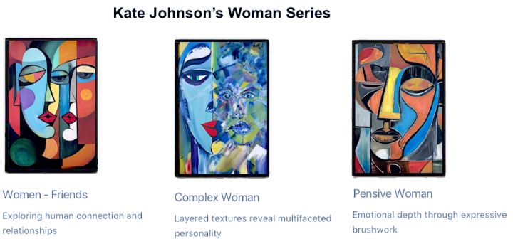 Women Trilogy 3 in one deal - Kate Johnson - Paintings & Prints ...