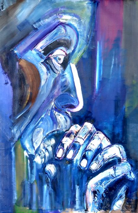 Man - Kate Johnson - Paintings & Prints, People & Figures, Portraits ...