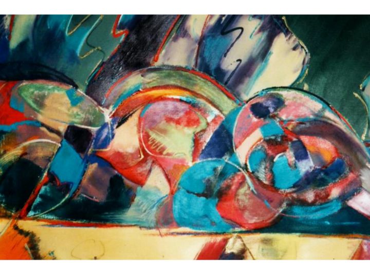 Reclining Woman oil on canvas - Kate Johnson - Paintings & Prints ...