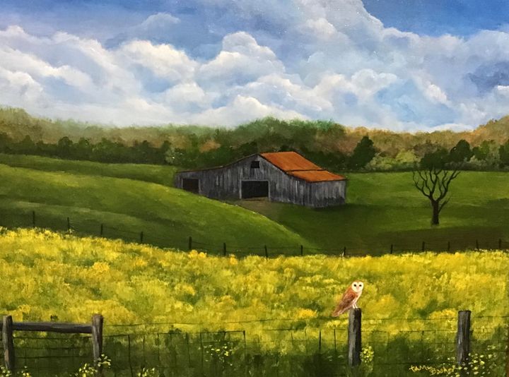 The Watcher - Tami Booher Appalachian Nature Painter - Paintings ...