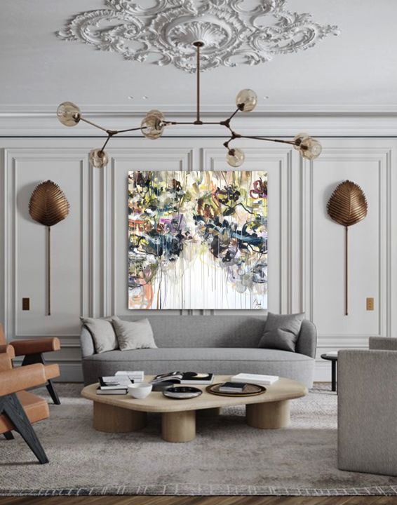 Every now and then - Huge abstract - Maria Esmar - Paintings & Prints ...