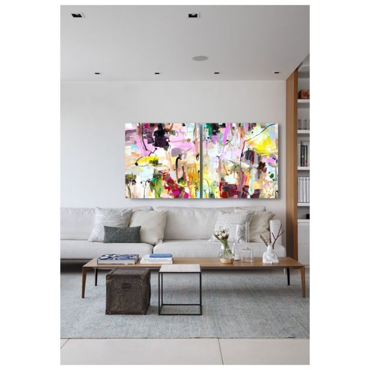 Dreaming of Montmartre - Maria Esmar - Paintings & Prints, Abstract ...