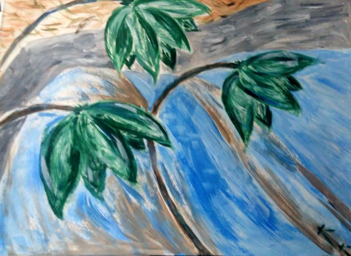 "Flora" - Katherine Koss AcrylArt - Paintings & Prints, Flowers, Plants ...