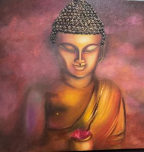 Enlightened One - Deepal Bhat - Paintings & Prints, Religion ...