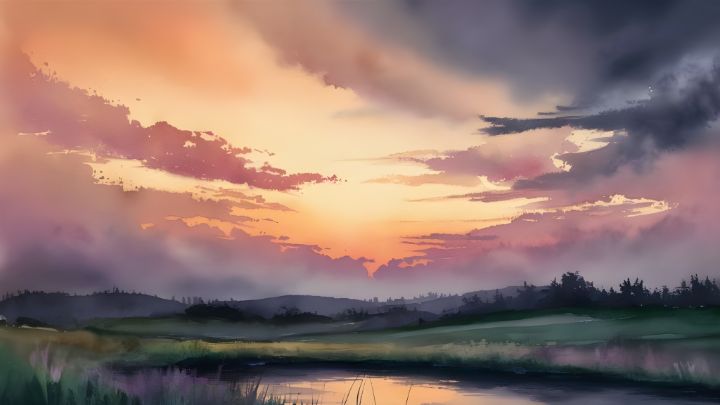 Whispers of Chasing the Twilight - Artisan Wall Creations - Digital Art ...