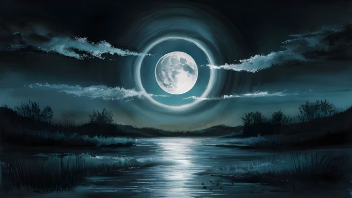 Mystical Moonlit Night - Artisan Wall Creations - Digital Art & AI ...