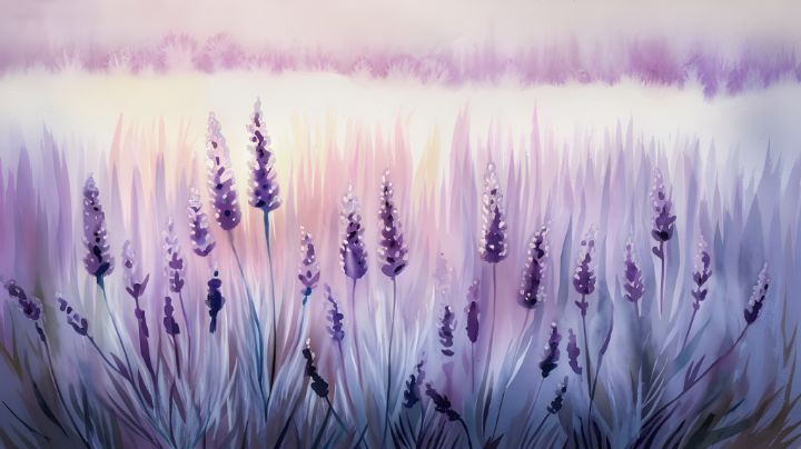 Lavender Frost - Artisan Wall Creations - Digital Art & AI, Flowers ...