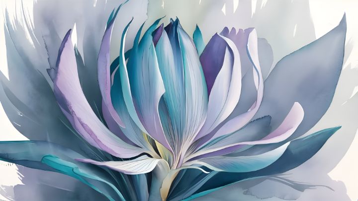 Ethereal Blooms - Artisan Wall Creations - Digital Art & AI, Flowers ...