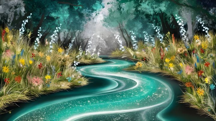 Liquid Starlight - Artisan Wall Creations - Digital Art & AI ...