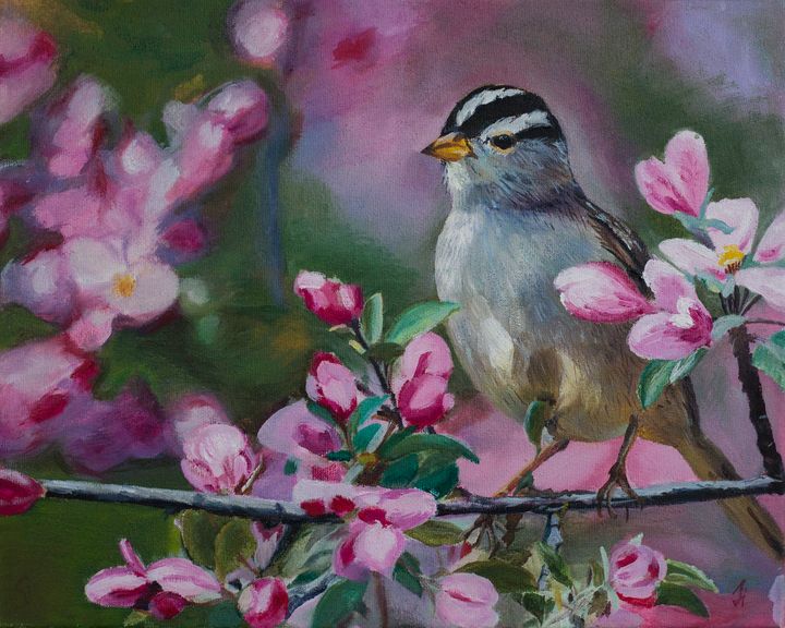 Spring - Siipainting.com - Paintings & Prints, Animals, Birds, & Fish ...