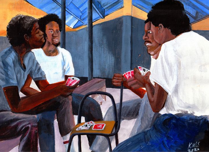Playing Cards - Keith w smith - Paintings & Prints, People & Figures ...