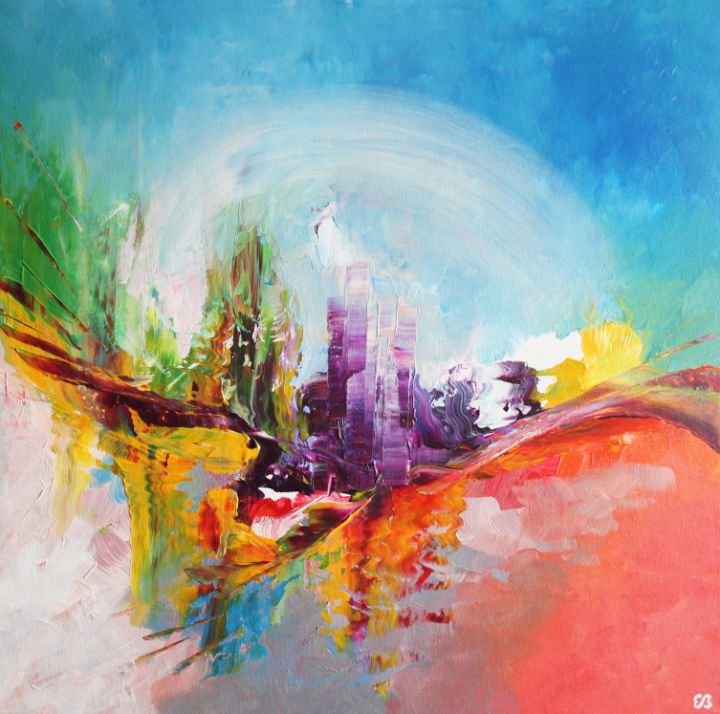 The Realm of Iris - Eliora Bousquet - Paintings & Prints, Abstract, Color - ArtPal