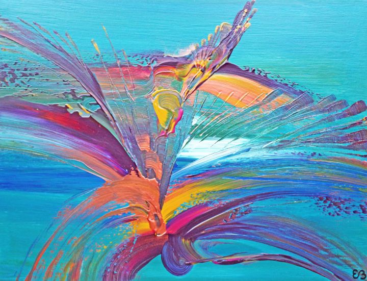 Epiphany - Eliora Bousquet - Paintings & Prints, Abstract, Color - ArtPal