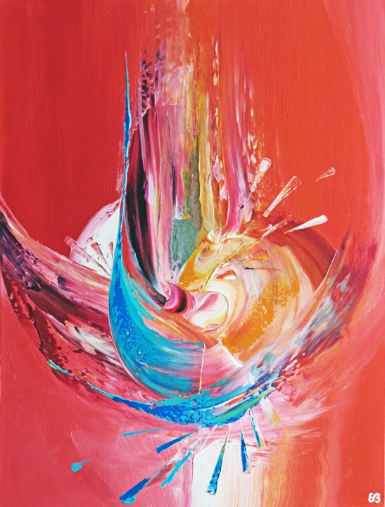 Wind Force 9 - Eliora Bousquet - Paintings & Prints, Abstract, Color ...