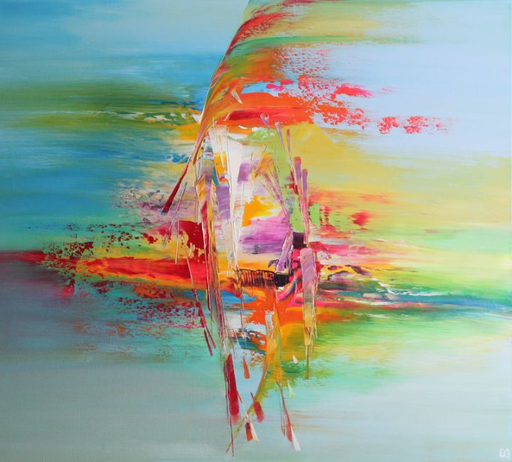 Heaven's Gate - Eliora Bousquet - Paintings & Prints, Abstract, Color - ArtPal