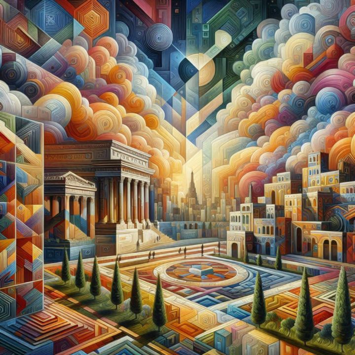 Rome - Ambroa Stuff - Digital Art & AI, Abstract, Landscape - ArtPal